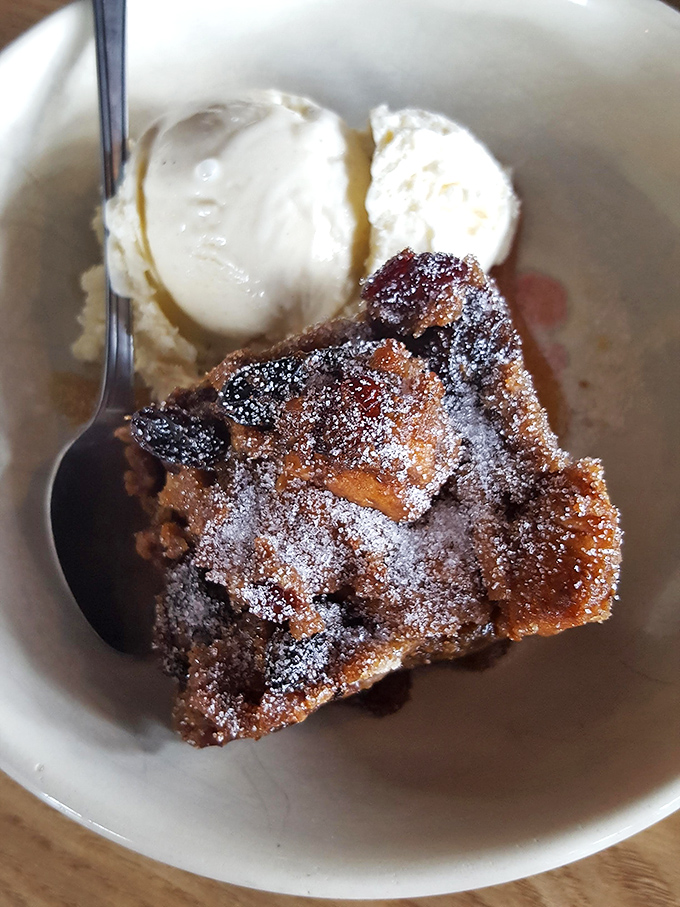 Bread pudding that makes you understand why people used to save stale bread&mdash;not out of frugality, but in anticipation of this cinnamon-spiced miracle.