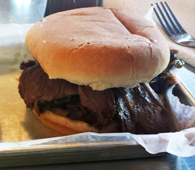 The brisket sandwich &ndash; where smoke ring meets bread in a relationship so perfect, it should have its own romantic comedy.