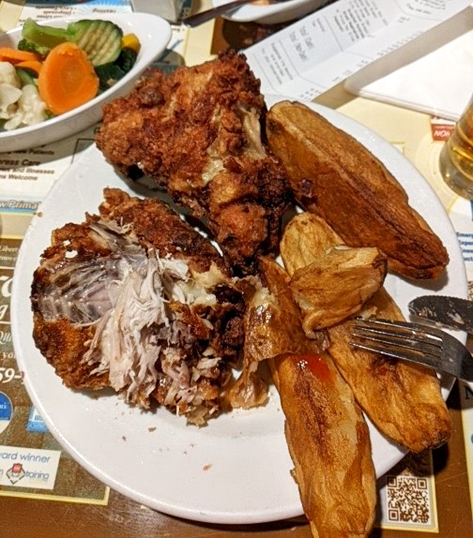 The broasted chicken &ndash; juicy inside, crackling outside &ndash; is the kind of dish you'd request for your last meal on earth.