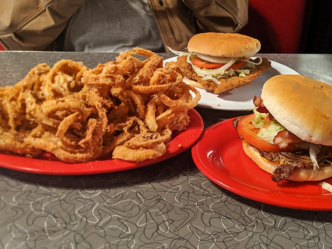Burgers and onion rings that don't need Instagram filters – they've been perfecting this combo since before "foodie" was even a word.