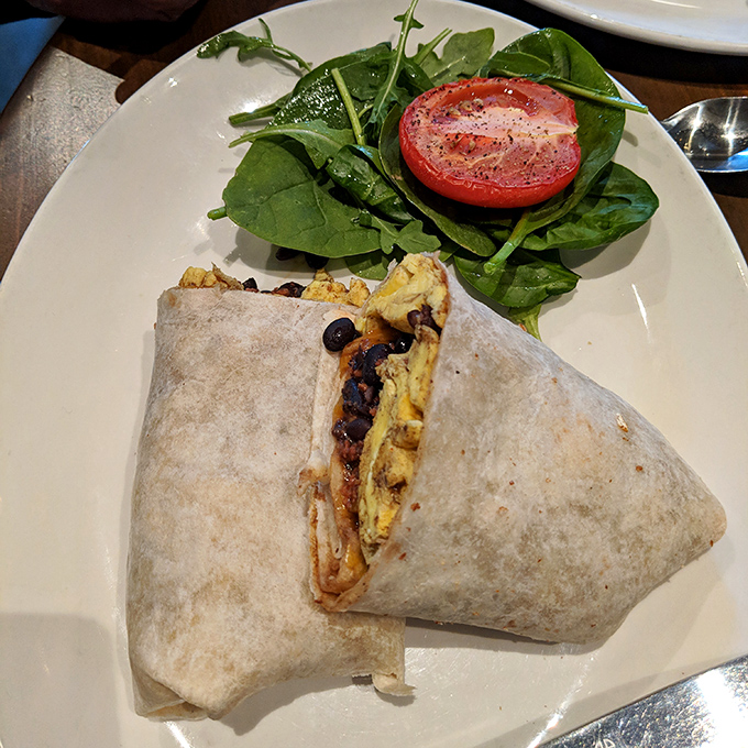 Breakfast meets California cool in this hearty burrito&mdash;a perfect handheld feast that proves seafood restaurants can nail the morning meal too.