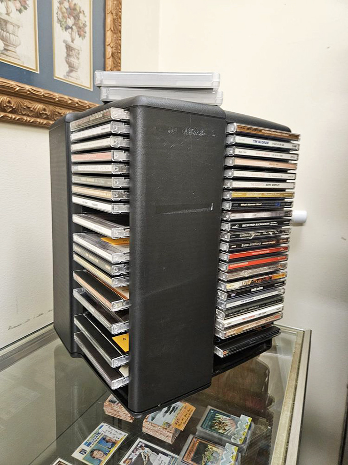 Music lovers rejoice at organized collections of CDs and albums. Before streaming made everything available, finding these gems took dedication.