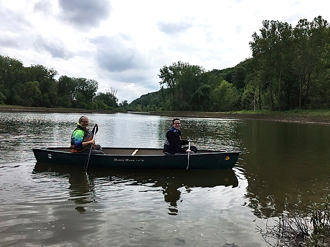 The Missouri River: nature's original highway, still offering the smoothest ride in Nebraska if you've got the paddle power.