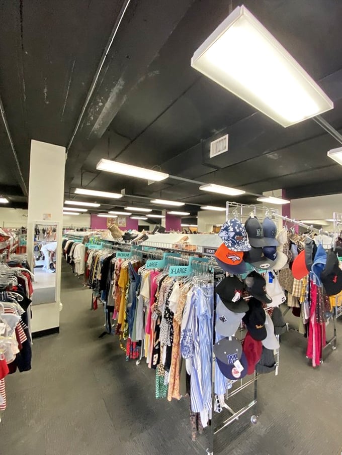 The hat and accessory section offers instant style upgrades&mdash;like finding the perfect frame for your face without the gallery price.