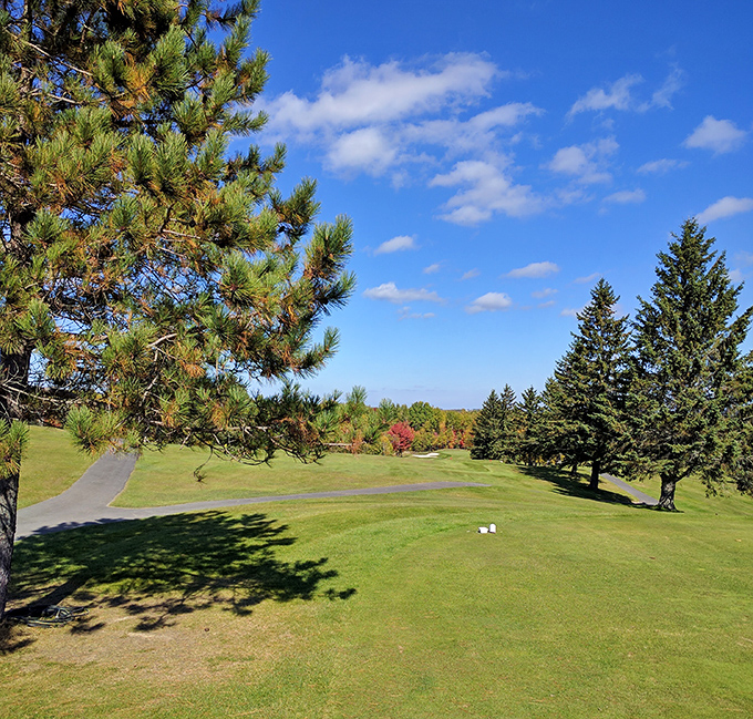 Emerald fairways under impossibly blue skies&mdash;this golf course offers both challenging play and a master class in Maine's natural beauty.