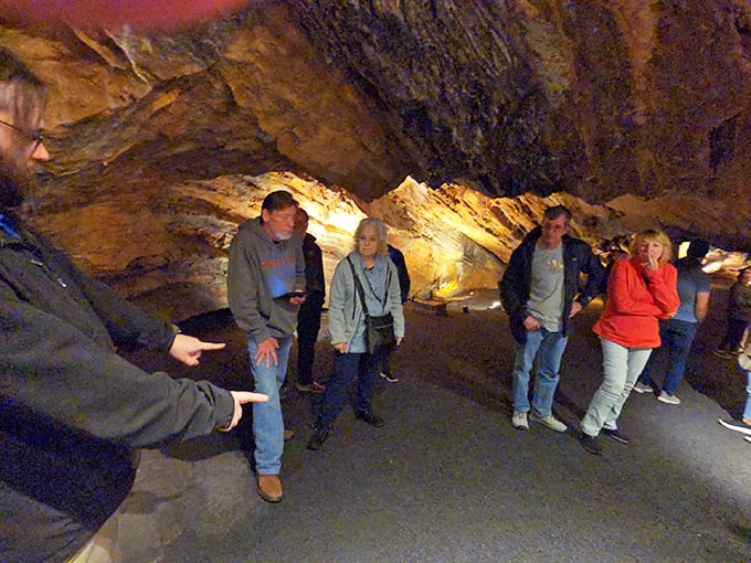 Tour guides illuminate both the caverns and visitors' imaginations. Their knowledge transforms geological facts into stories that bring these ancient formations to life.