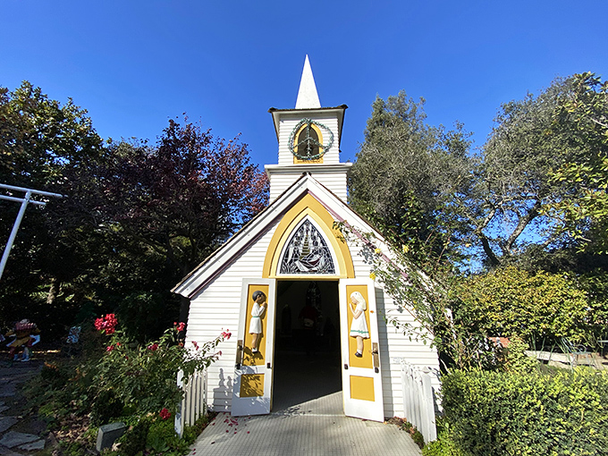 The Chapel of Peace stands like a storybook illustration come to life, proving fairytales can indeed exist in the real world.