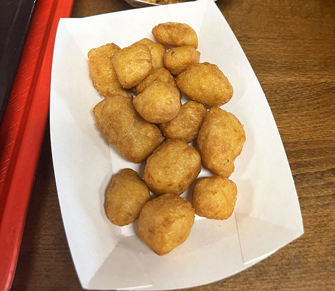 Golden fried cheese curds that actually squeak when you bite them &ndash; this is what happiness looks like, friends.