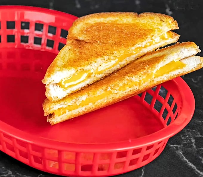 The humble grilled cheese&mdash;elevated to art form status with perfectly toasted bread and that stretchy cheese pull that dreams are made of.