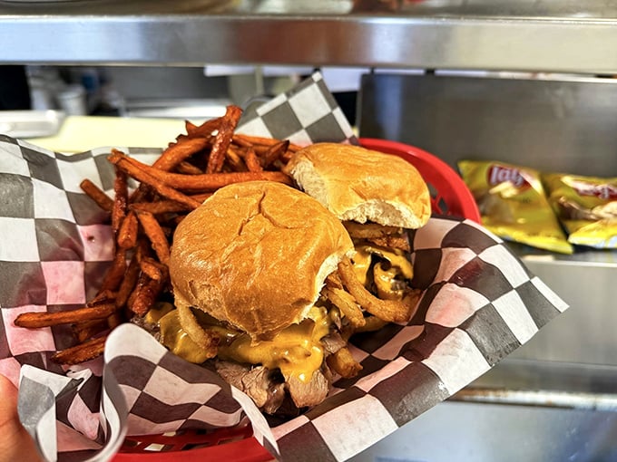 A cheeseburger that doesn't need a fancy name or artisanal credentials &ndash; just the ability to make you close your eyes on the first bite.