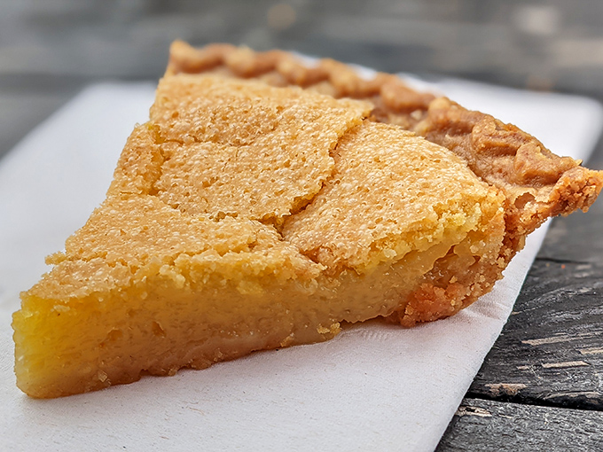 After the heat comes sweet relief: chess pie with its caramelized top and custard-like filling offers the perfect flavor reset button.