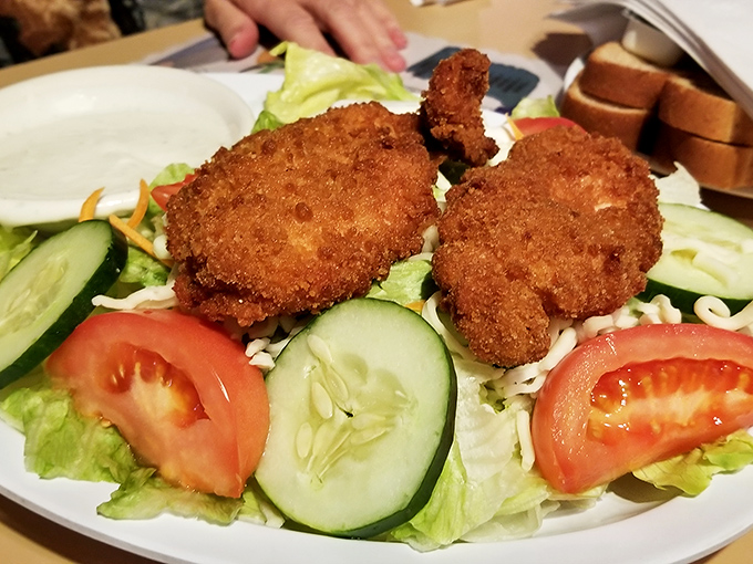 Even salads get the royal treatment here, with crisp vegetables playing host to perfectly seasoned chicken &ndash; guilt optional, satisfaction guaranteed.