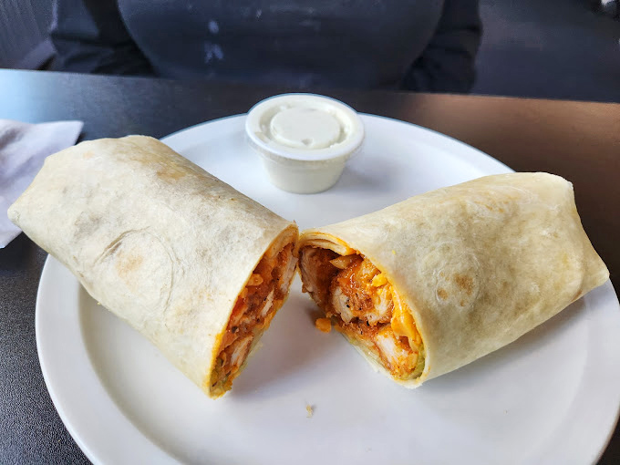 This wrap isn't just lunch, it's a portable feast&mdash;stuffed with savory goodness and wrapped in a warm tortilla blanket of deliciousness.