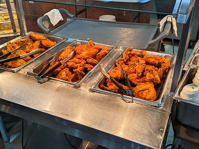 These wings achieve that perfect golden-brown that food stylists can only dream about capturing on camera.