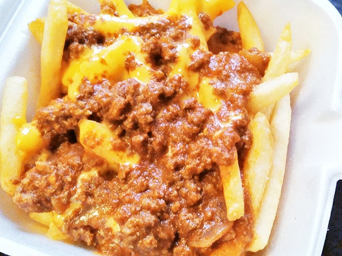 Chili cheese fries that don't apologize for being exactly what they are&mdash;a glorious mess of savory, spicy, and cheesy that requires both a fork and zero shame.