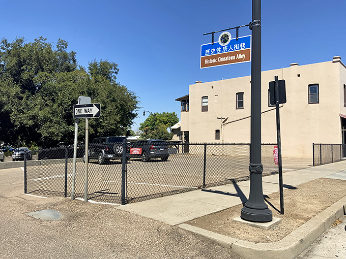 Historic Chinatown Alley &ndash; a humble reminder of the diverse cultural threads woven into Red Bluff's rich tapestry of California history.