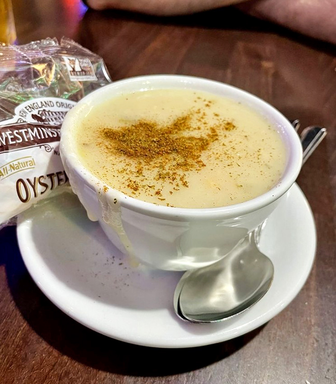 Clam chowder so thick and creamy, your spoon might need a lifeguard &ndash; this is comfort in a bowl, California style.