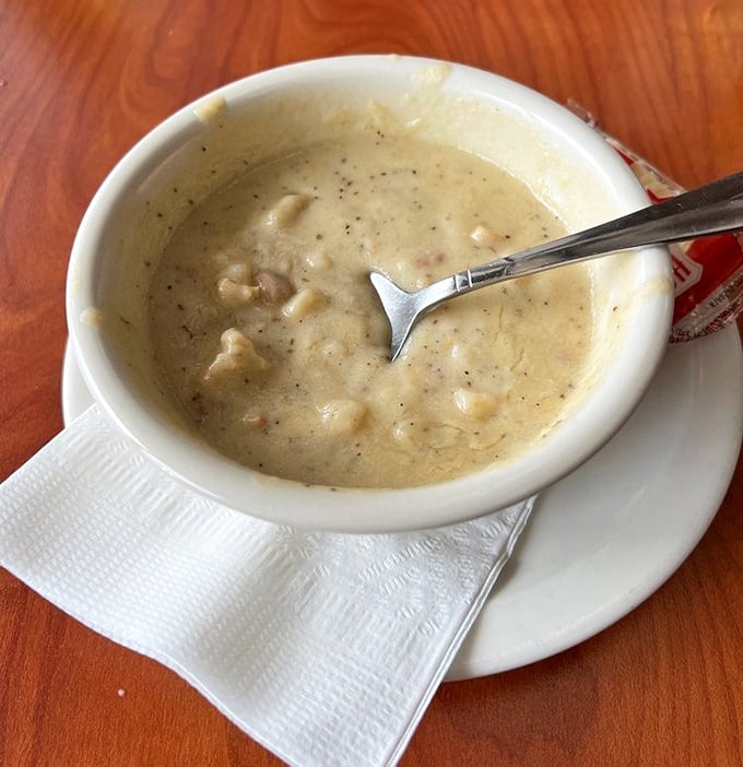 A steaming bowl of clam chowder that's thick enough to stand your spoon in&mdash;New England might be jealous of this Pacific Northwest rendition.