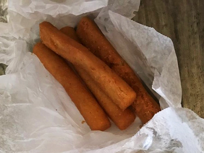 Cornbread sticks that could make a Southerner weep with joy. Crispy outside, tender inside&mdash;the perfect vehicle for sopping up every last drop.