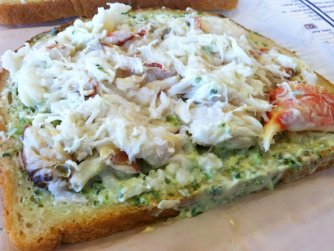 When crab meat meets mayo in perfect harmony, it's like the ocean and land signed a delicious peace treaty.