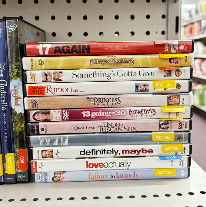 A stack of rom-coms that could fuel a month of movie nights. "Love Actually" for actually very little money.