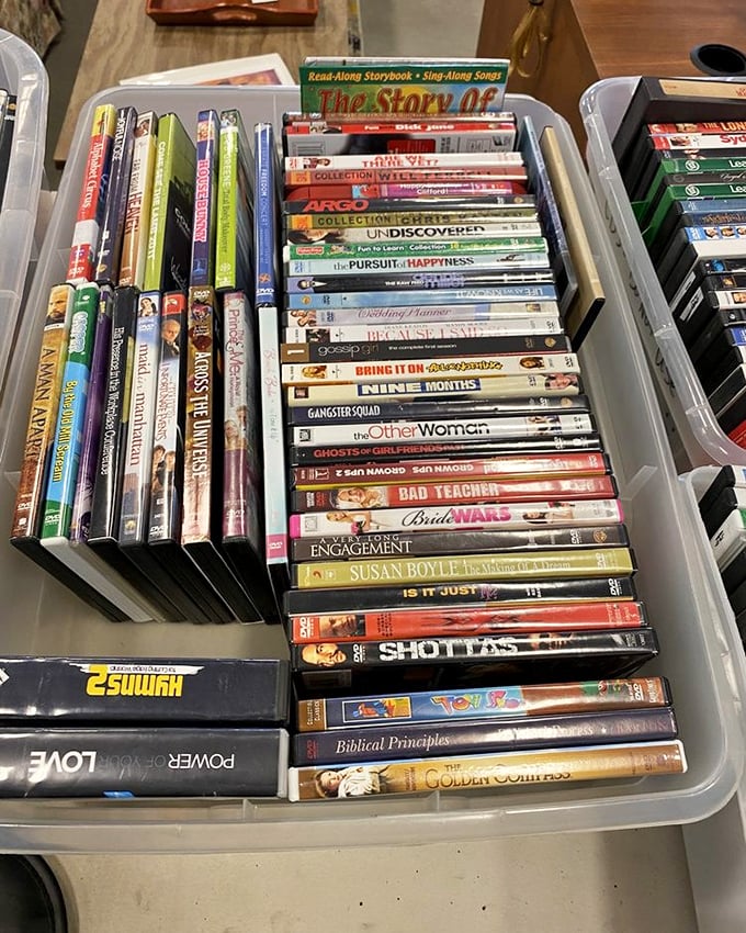 DVD treasure trove where "The Golden Compass" sits near "Bad Teacher"&mdash;a cinematic time capsule of entertainment history for pocket change.