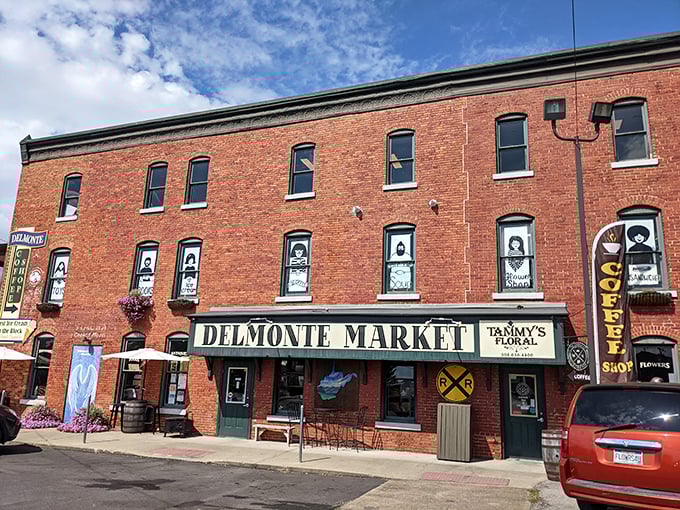 Delmonte Market occupies one of those brick buildings that makes modern construction look embarrassingly temporary by comparison.