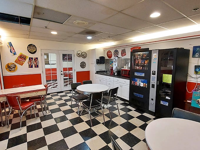 This retro diner setup isn't just Instagram-worthy&mdash;it's a time machine to when milkshakes came with metal cups and jukeboxes played for a nickel.