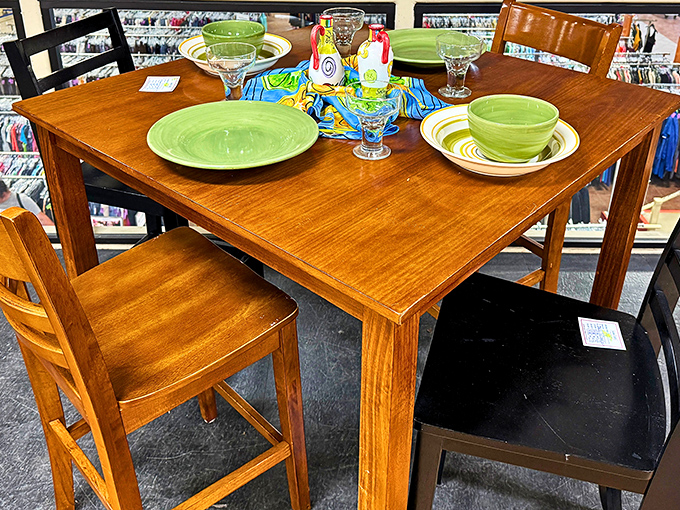 This dining set isn't just furniture &ndash; it's the stage for future family dinners, homework sessions, and that dinner party you've been meaning to host.