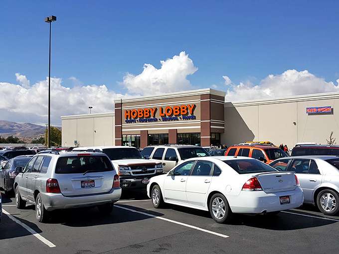 Hobby Lobby's packed parking lot tells you everything about Chubbuck's crafty side. Where else can you find both affordable housing and affordable hobbies?