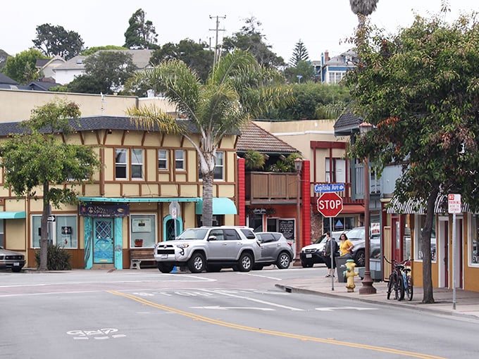 Downtown Capitola looks like the movie set where the stressed-out protagonist finally learns to slow down and appreciate life's simple pleasures&mdash;usually while eating ice cream.