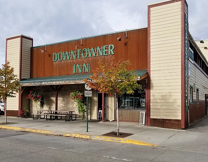 The Downtowner Inn embraces that classic Montana architectural style – unpretentious, welcoming, and perfectly suited to its mountain surroundings.