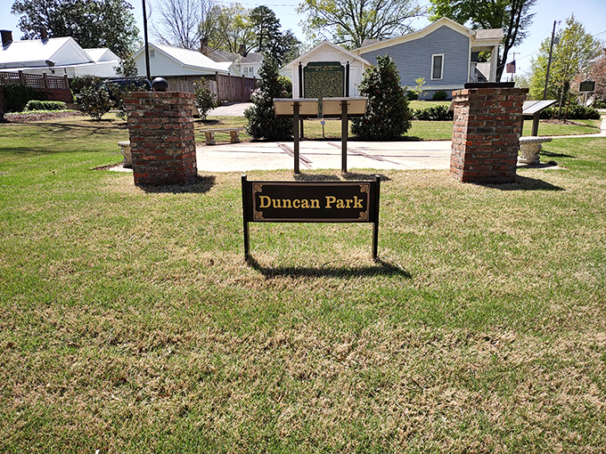 Duncan Park welcomes visitors with well-maintained grounds that prove public spaces can still be done right on budgets.