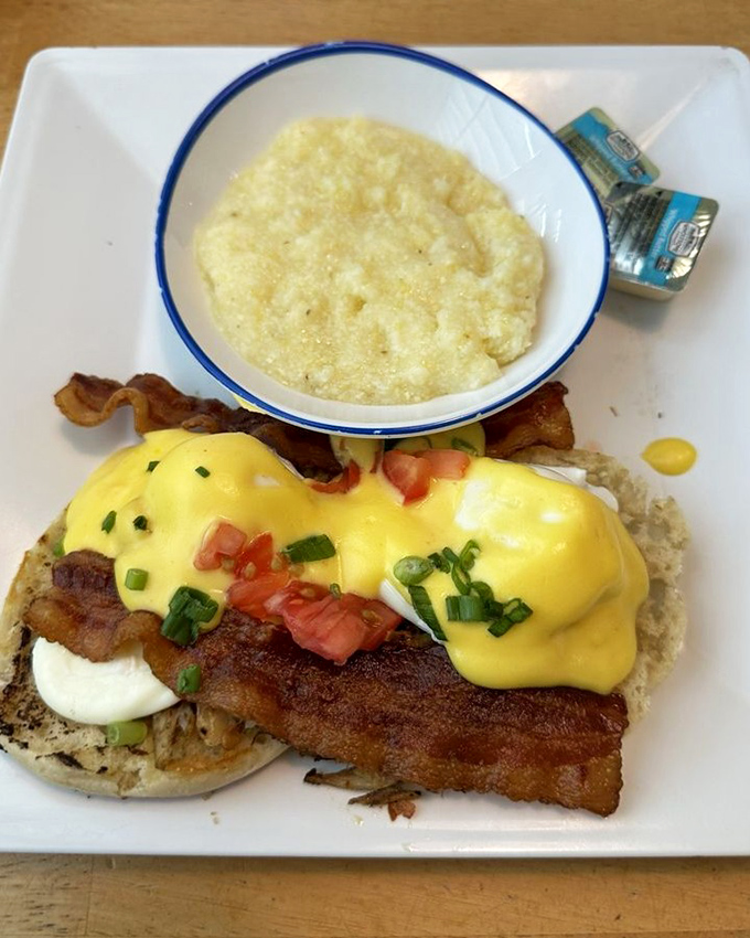 The Eggs on the Bayou isn't just breakfast&mdash;it's edible architecture with layers of flavor that would make Frank Lloyd Wright jealous.