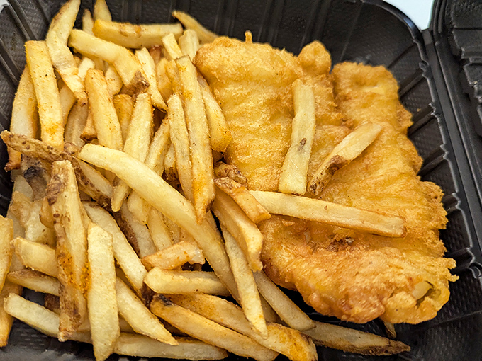 Golden fish and chips that would make New England proud&mdash;crispy on the outside, tender within, and absolutely no pretension on the plate.