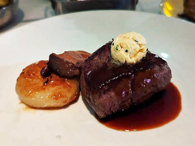 When your steak arrives with compound butter slowly melting into perfection, you know you've made excellent life choices.