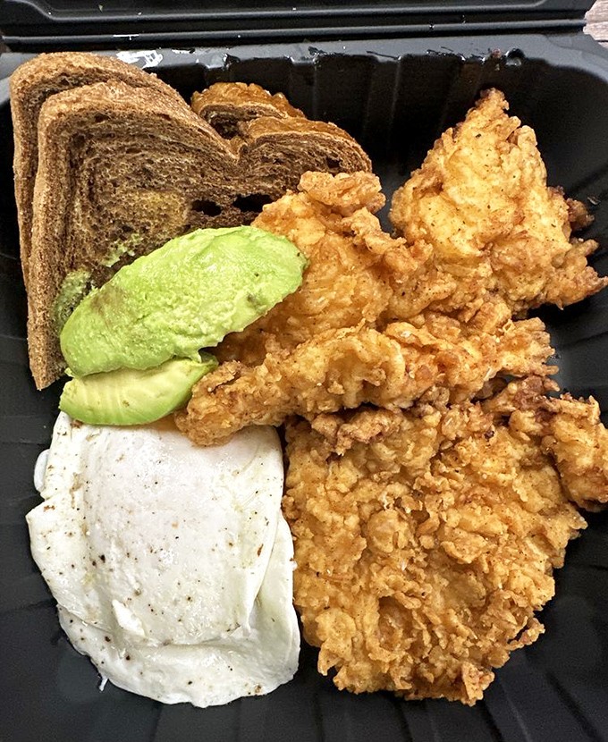 This fried chicken doesn't need fancy plating&mdash;its golden-brown perfection speaks a universal language that translates to "get in my belly now."