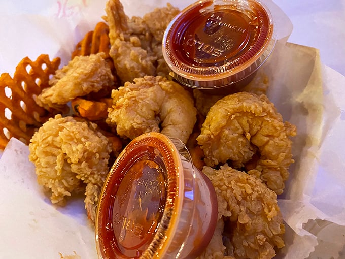 These fried shrimp could convert even the most stubborn landlubber into a seafood evangelist.