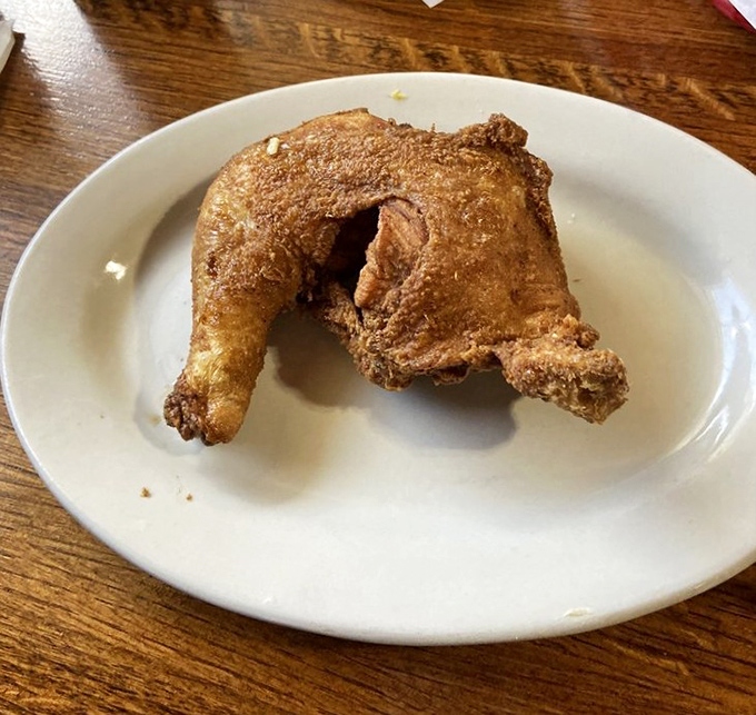 This golden-brown fried chicken isn't just cooked &ndash; it's been elevated to an art form that Colonel Sanders would salute.