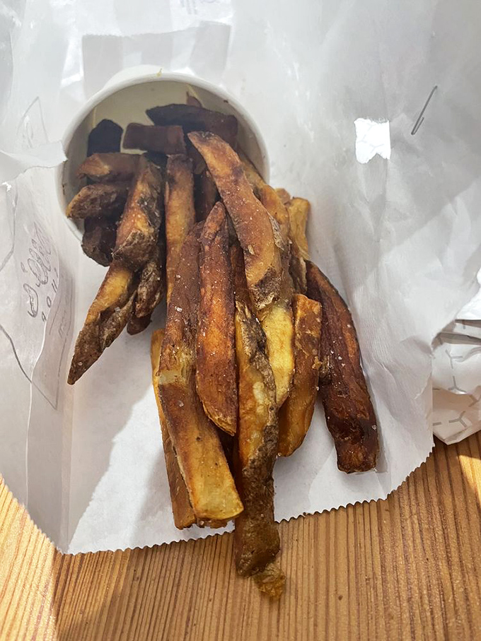 These house-cut fries aren't merely a side dish&mdash;they're crispy, golden supporting actors deserving of their own standing ovation.