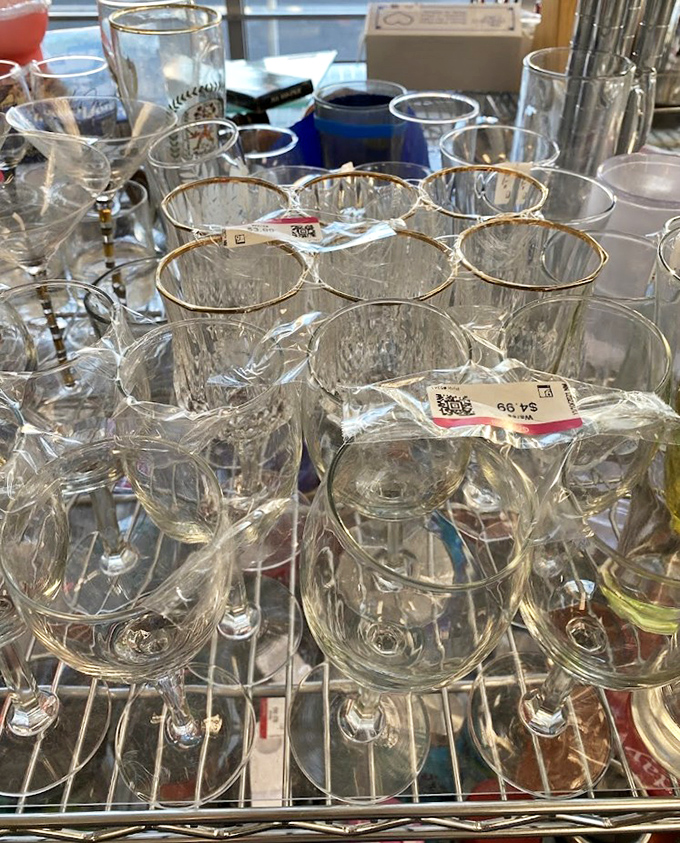 Crystal and glassware that once toasted special occasions now await your celebration, proving elegance doesn't require a luxury price tag.