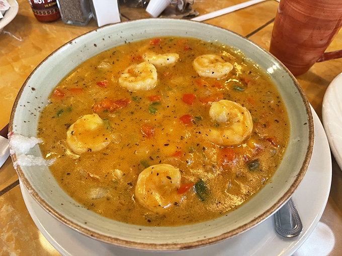 This shrimp soup isn't just a meal&mdash;it's a warm hug in a bowl that makes even Chicago winters bearable.
