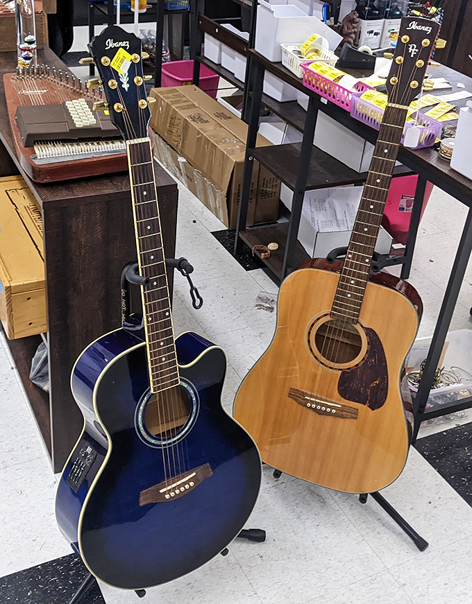 These guitars aren't just instruments; they're stories waiting to be continued. Someone's abandoned rock star dreams could become yours!