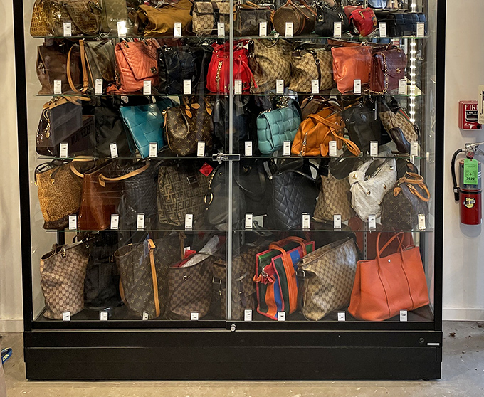Designer handbag heaven! Louis Vuitton and Gucci without the heart-stopping price tags – fashion's best-kept secret hiding in plain sight.