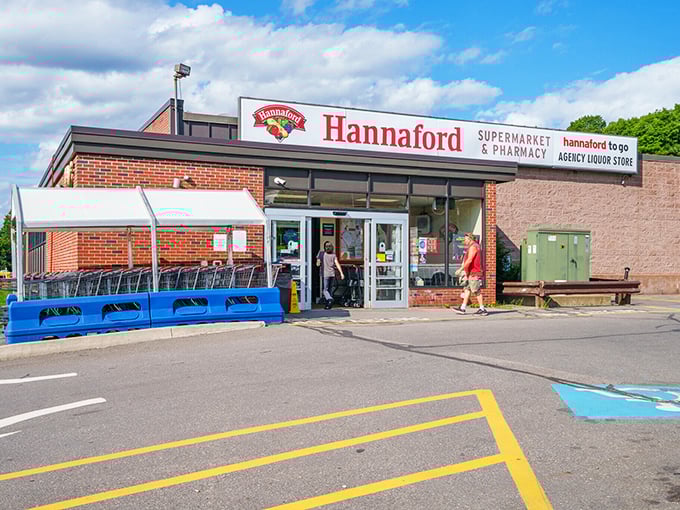 The Hannaford supermarket&mdash;where shopping carts don't have minds of their own and cashiers might actually remember your name.