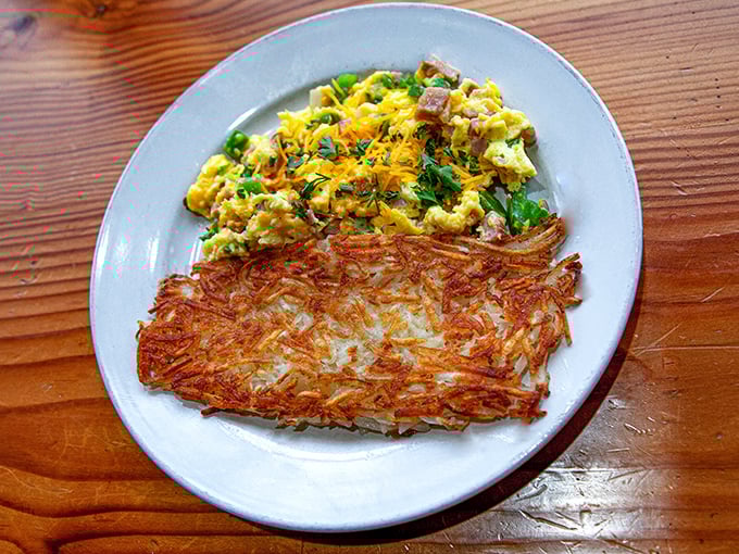 Perfect hash browns with that golden crunch exterior&mdash;the kind that make you wonder why you ever eat anything else.