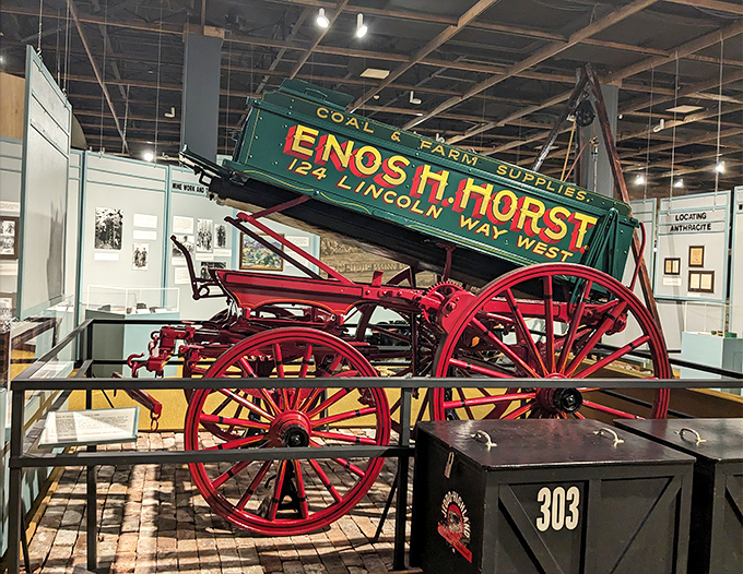 The vibrant Enos H. Horst delivery wagon proves that even utilitarian vehicles once had style. Today's Amazon vans could learn a thing or two.