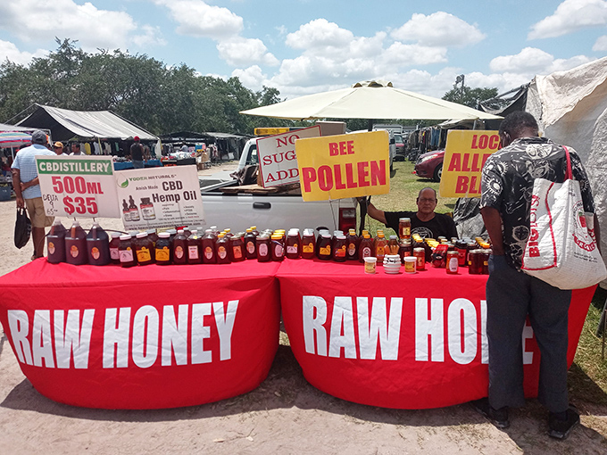 Raw honey straight from local bees who apparently work harder than most people you know on Monday mornings.