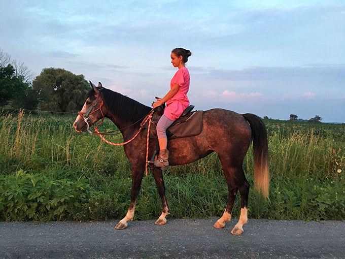 In Winesburg, horseback riding isn't a tourist activity&mdash;it's the original eco-friendly transportation system that never needs a charging station.