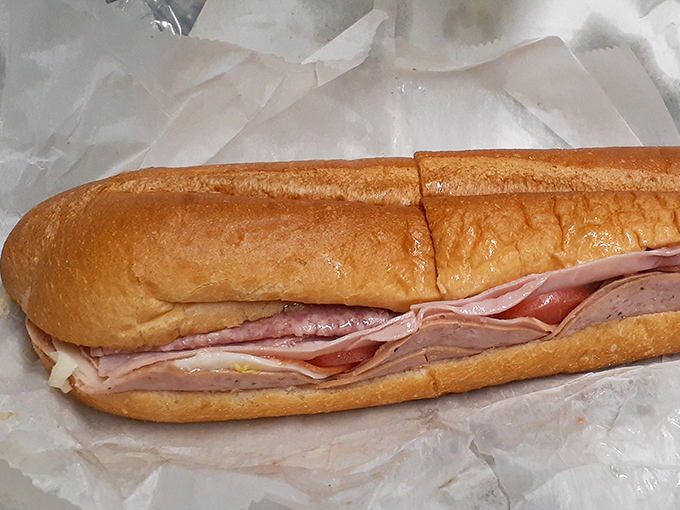 The Italian hoagie stands tall as the cheesesteak's sophisticated cousin. Cold cuts layered with precision that would make an architect jealous.